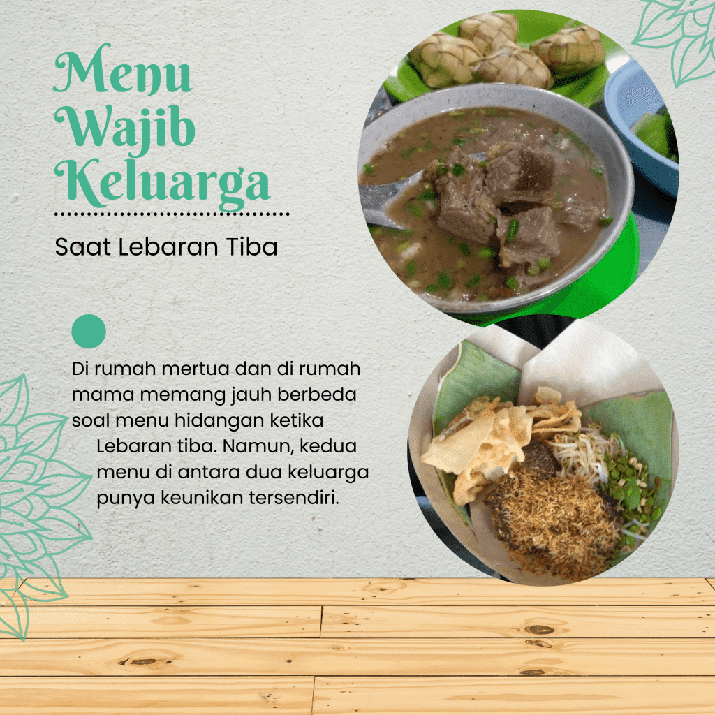 Menu Wajib Keluarga Saat Lebaran » Rahmah Chemist