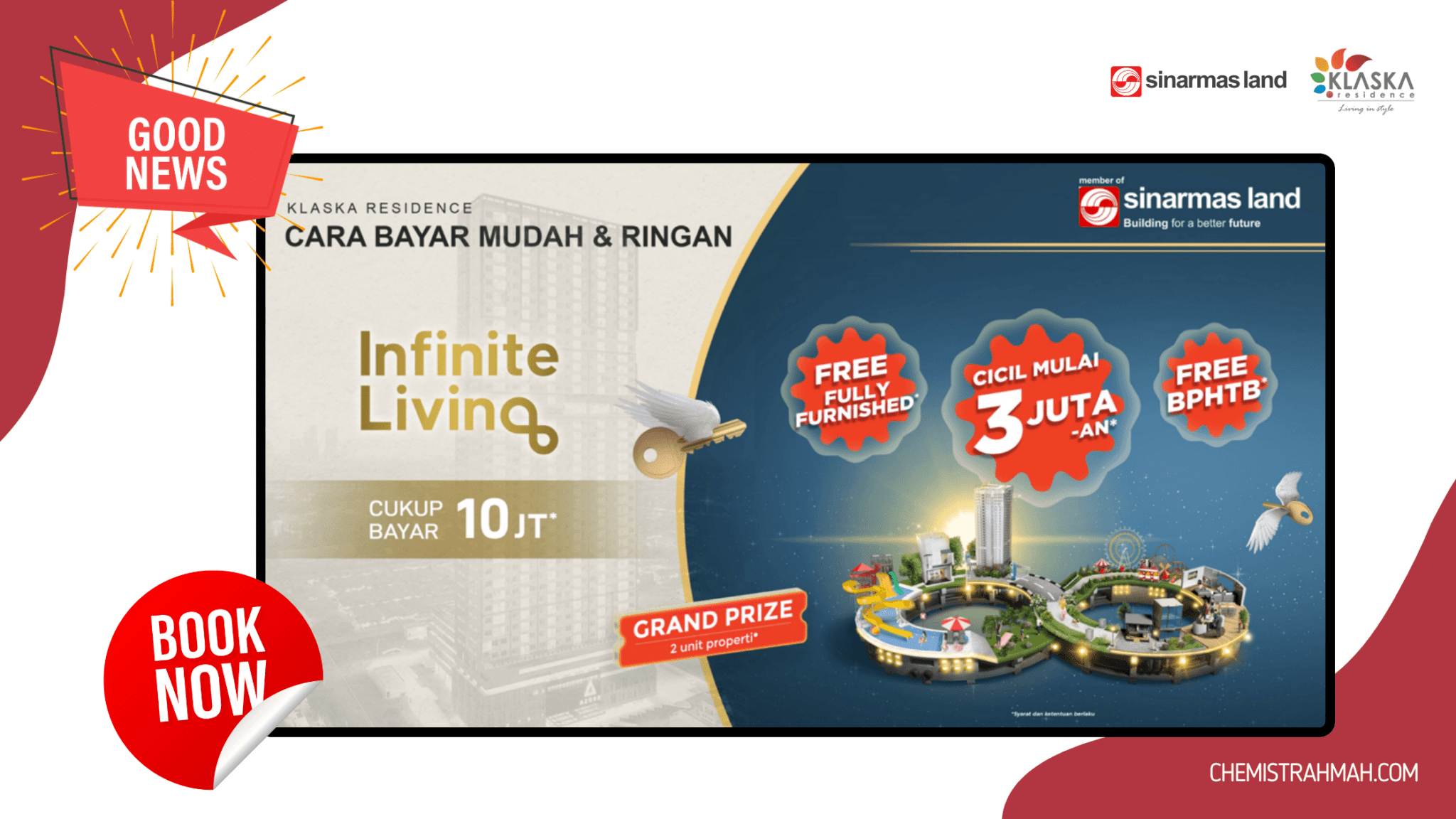 Rekomendasi Apartemen di Surabaya dari Sinar Mas Land