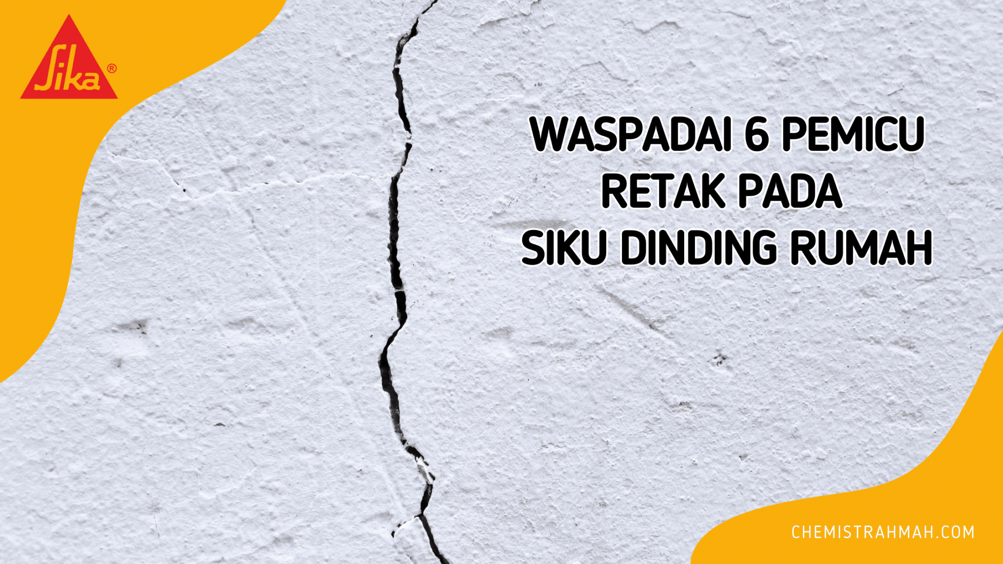 Waspadai 6 Pemicu Retak pada Siku Dinding Rumah